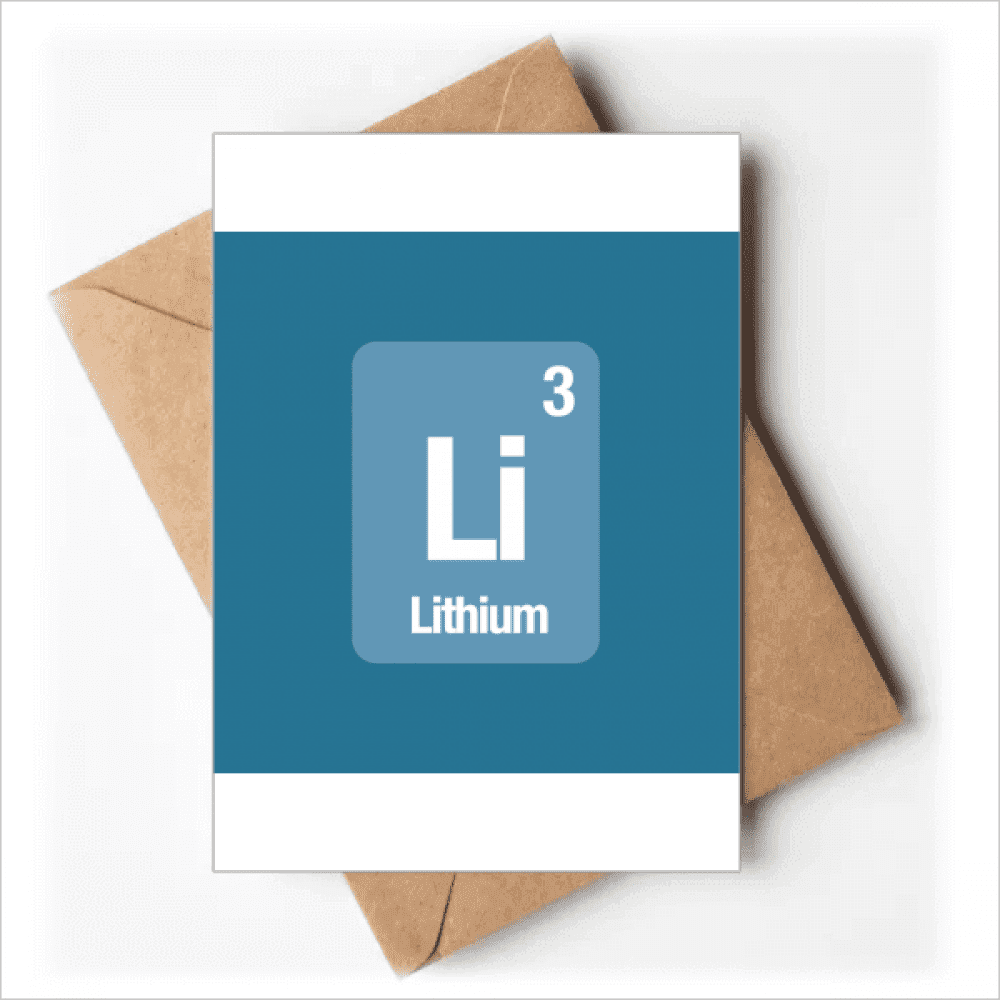 Li Lithium Checal Element Science Greeting Cards You are Invited ...
