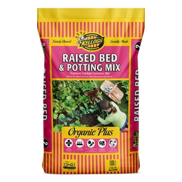 HI Kellogg Garden Organics- 2CF Gromulch Planting Mix & Mulch - Walmart.com