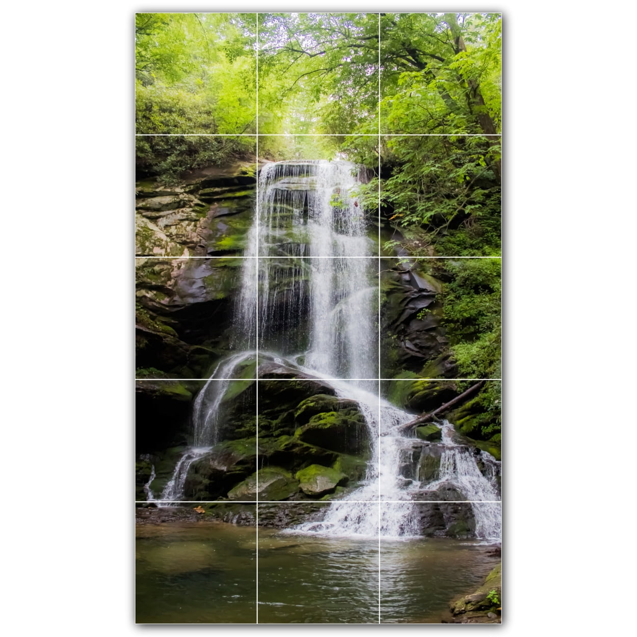 Picture-Tiles.com: Waterfalls Ceramic Tile Wall Mural WAL501130-35M. 18 ...