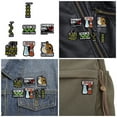 7 Pcs Structure Brooch Lapel Pins Creative Brooch Badge for Clothes Bag ...
