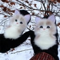 Animal Gloves under $5! Yrmaups Winter Gloves for Adults, Cartoon ...
