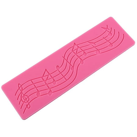 Jinsinto Multi Music Note Lace Silicone Mold Fondant Mat Cake ...