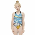 Girls Adventure Cartoon Time One Piece Swimsuits Bathing Suits Cross ...