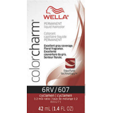 Wella COLOR CHARM, HAIR COLOR Liquid Haircolor, 607/6rv Cyclamen, 1.4 ...