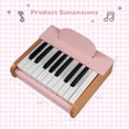 Costway 18 Keys Kids Piano Keyboard with Removable Music Stand One-key ...