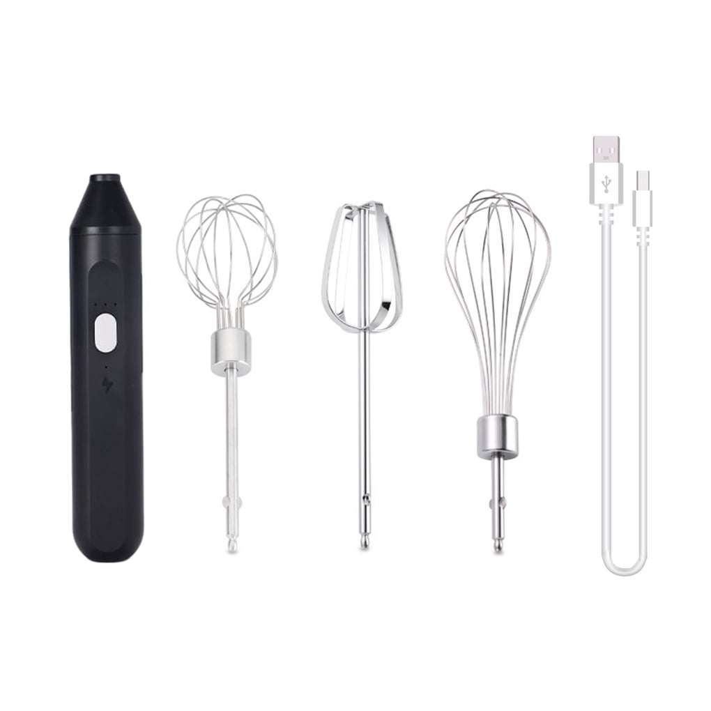 Justhard Electric Egg Beater with 3 Heads Tea Coffee Milk Household ...
