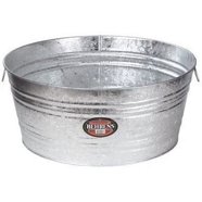 Behrens Tub 4 Gal Oval Galvanized - Walmart.com