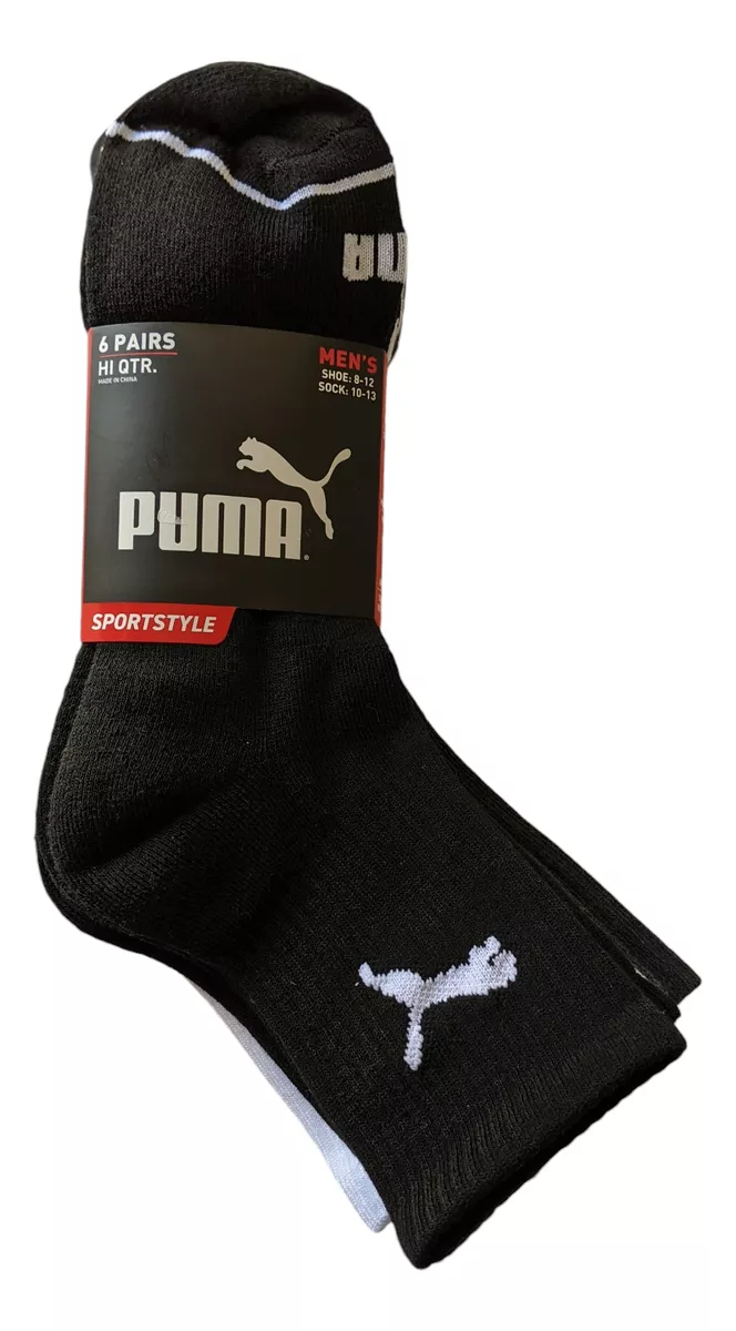 Pack 6 Pares Calcetas Puma Originales Paquete Sport Hombre | Walmart en ...