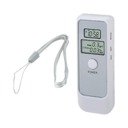 Digital Breath Alcohol Tester LCD Display Good Accuracy Quick Response ...