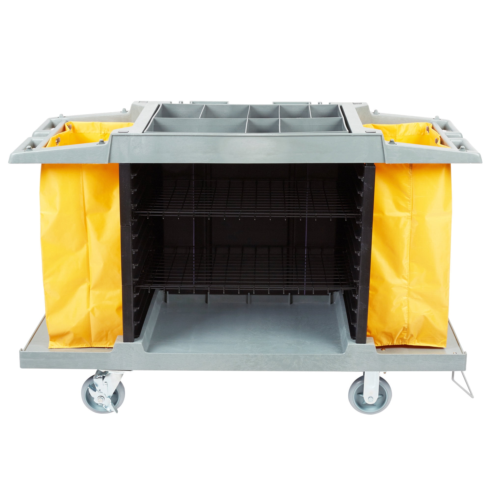 Hotel Cart Housekeeping Room Service Cart H 39" x L 60" X W 21" AF08159 ...