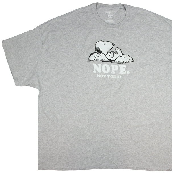 Hybrid Apparel - Peanuts Snoopy Nope Not Today Graphic T-Shirt Big and ... Hybrid Apparel - Peanuts Snoopy Nope Not Today Graphic T-Shirt Big and ...