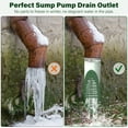 4 in Green Angled Drainage Grate Yard Drain, Yard Drain Emitter for ...