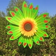 Sunflower Wind Spinners Yard and Garden Large Wind Spinner Outdoor Wind ...