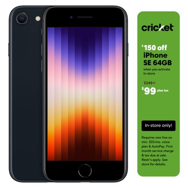 Cricket Wireless Vision 3, 16GB, Steel Blue - Prepaid Smartphone ...