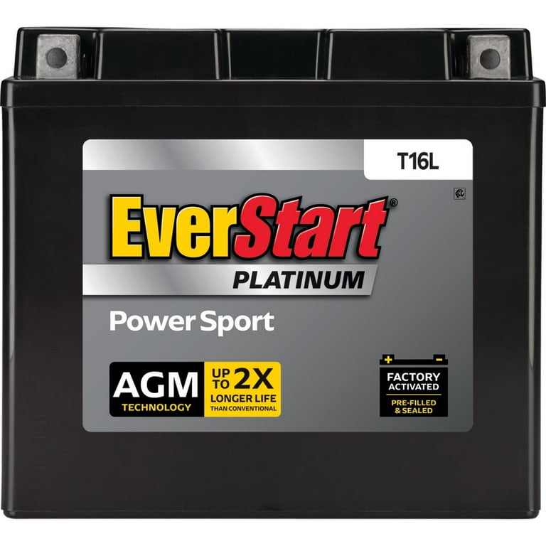 EverStart AGM Power Sport Battery, Group Size 4LBS 12 Volt,, 54% OFF