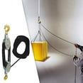 BAOSITY Manual Hand Lift Lifting Pulley Wheel Block and Tackle System ...