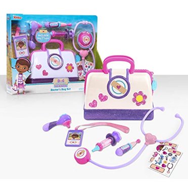 Disney Doc McStuffins Medical Toys Set: Doctor's Bag with Light-up ...