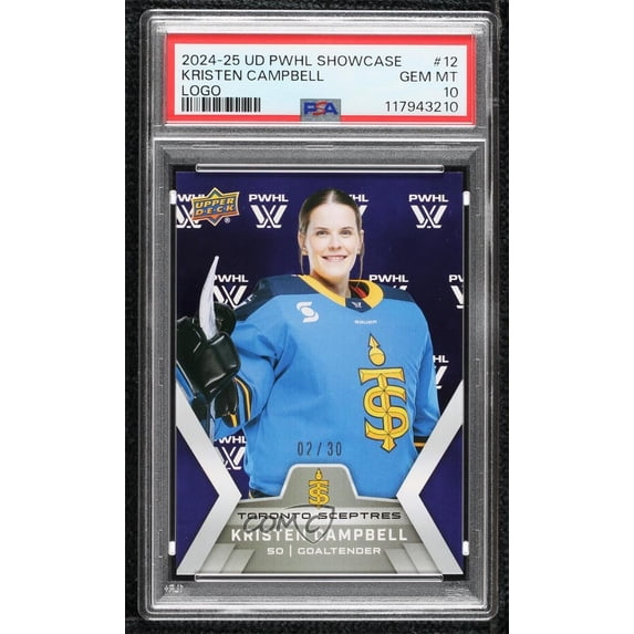2024-25 Upper Deck PWHL Showcase - [Base] - Logo Kristen Campbell #12 ...