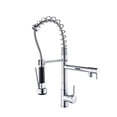 Brass Pull Out Spring Swivel Extension Faucet Kitchen Sink - Walmart.com