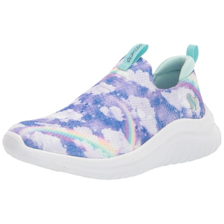 Skechers Kids Girls Ultra Flex 2.0-Dream DUST Sneaker, Lavender/Multi ...