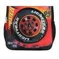 Disney Pixar Movie Cars Lightning McQueen 3D Tire Pocket School Bookbag ...