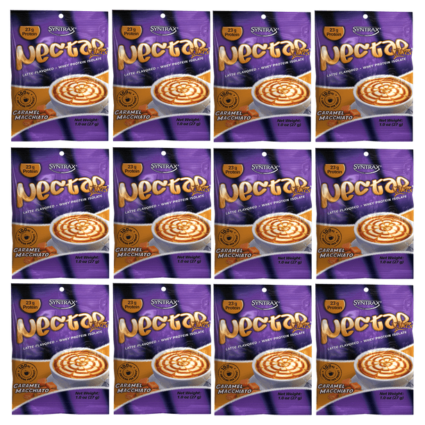Syntrax Nectar Protein Powder Trial Sizes (12-Pack) - 15 flavors to ...