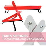 BRITEGUARD 3 Piece Reflective Road Safety Triangle with Warning ...