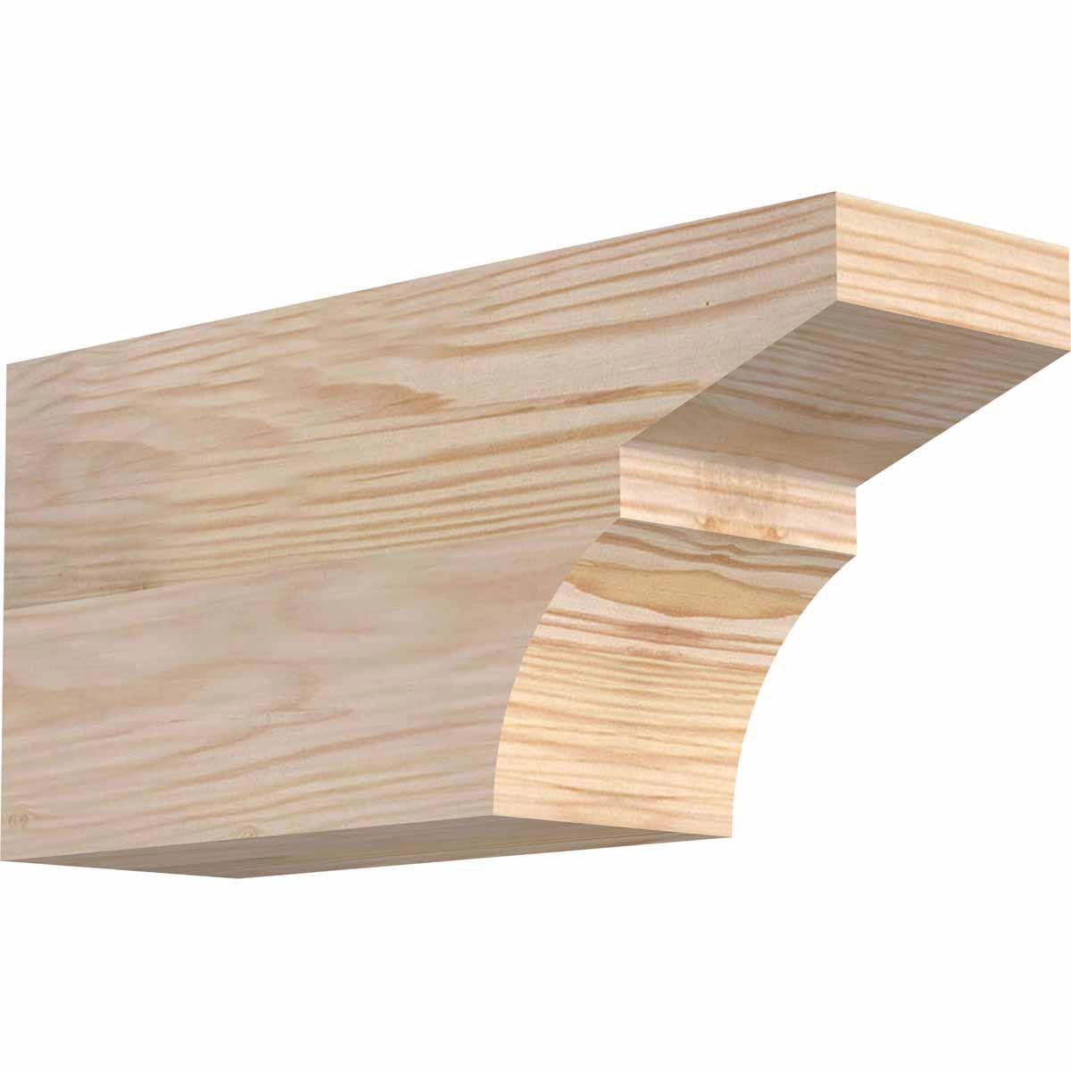 3 1/2"W x 6"H x 12"L Monterey Smooth Rafter Tail, Douglas Fir - Walmart.com