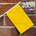 Anley Yellow Mini Flag 12 Pack - Hand Held Small Miniature Solid Yellow ...