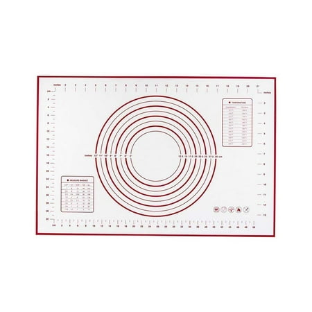XX-Large Silicone Pastry Mat 23.6X31.5 inch,With Measurements,FDA ...