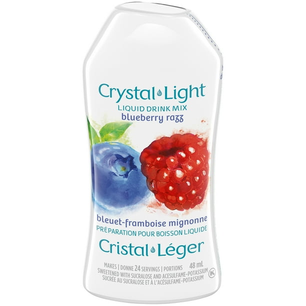 Crystal Light Blueberry Razz Liquid Drink Mix, 48 mL Bottle, CRYSTAL ...