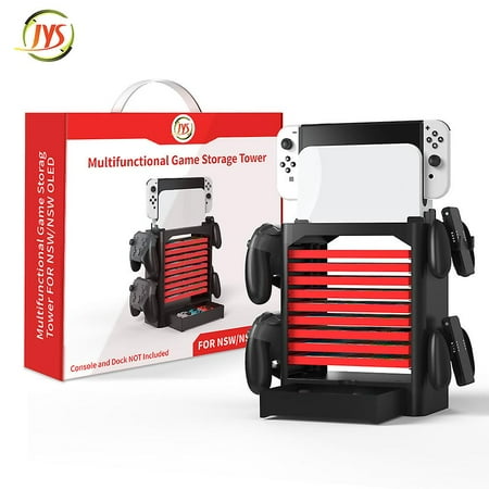 SHTUUYINGG Nintendo Switch Game Holder Game Disk Rack And Controller ...