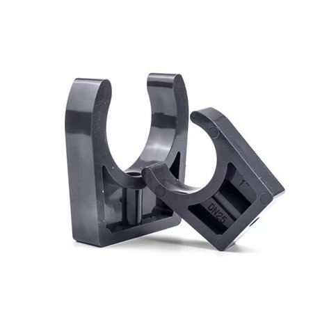 Set of 10 PVC clamps I 25 mm I Plastic I Swimming pool accessories I ...