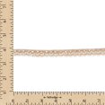 Beaded Rhinestone Fabric Trim 1/2 Inch Lightweight Metallic Corded ...