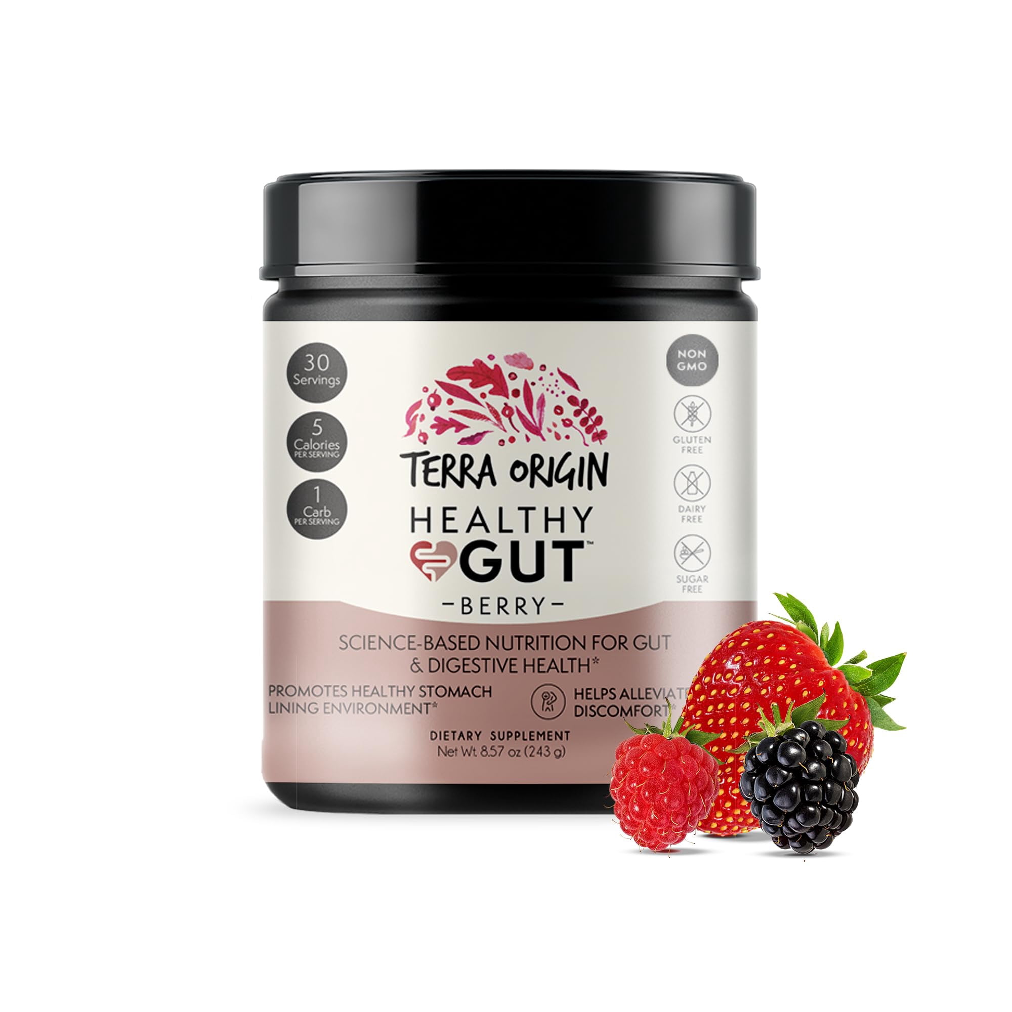 Suplemento TERRA ORIGIN Healthy Gut Powder, 30 porciones | Walmart en línea