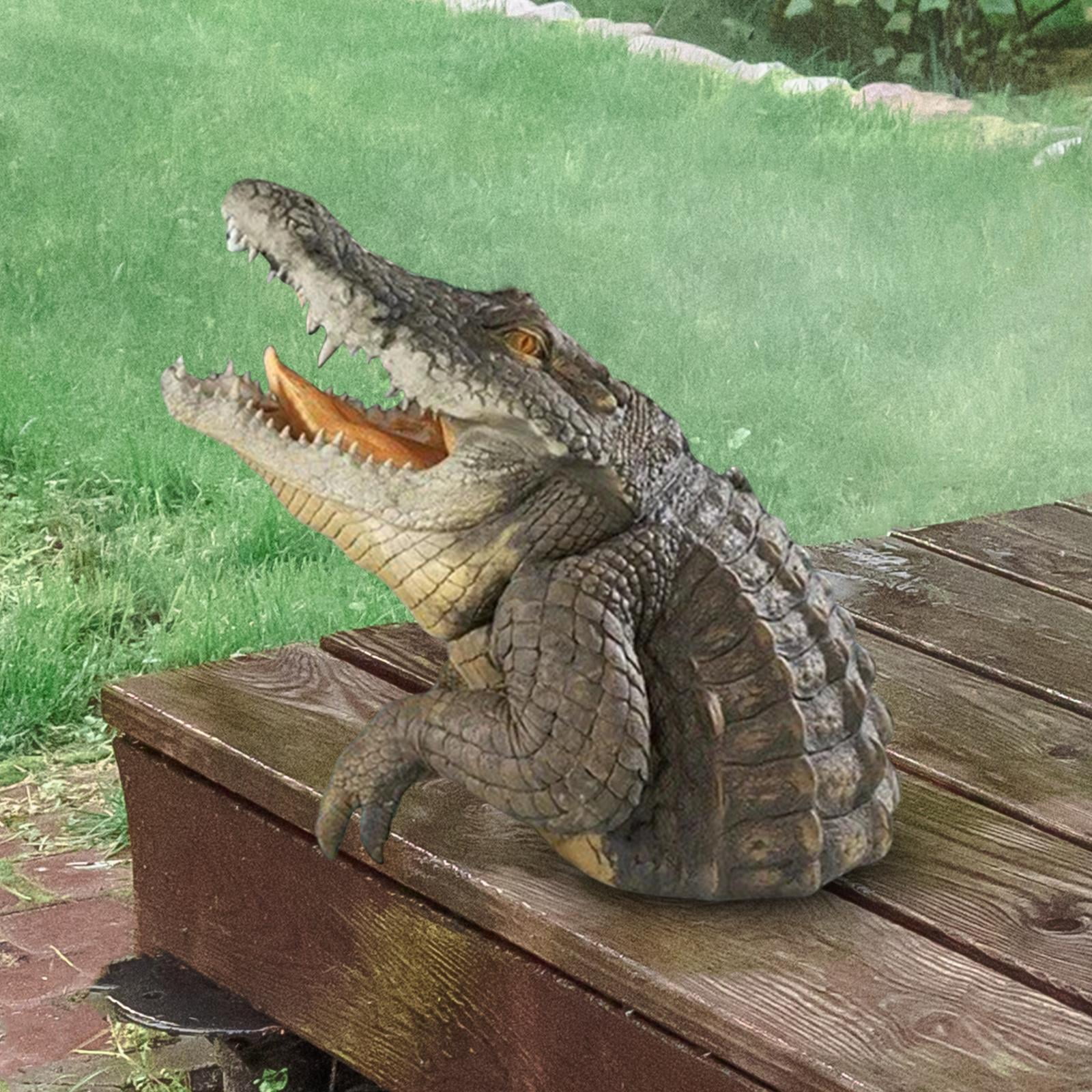 Swimming Pool Statues Animal Figurines Creative Ornament Craft ...