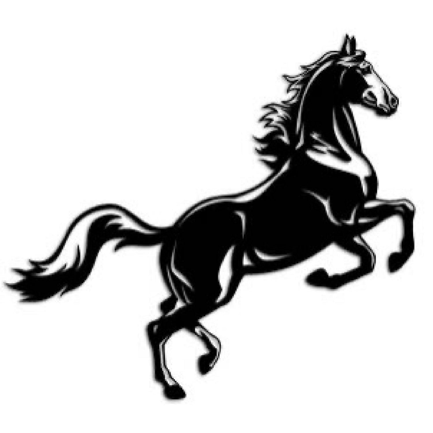 Click here for Ih Casadécor Metal Black Wall Decor Wild Horse 13... prices