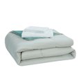 Mainstays Sage Green 4 Piece Bed in a Bag Comforter Set With Sheets ... Mainstays Sage Green 4 Piece Bed in a Bag Comforter Set With Sheets ...
