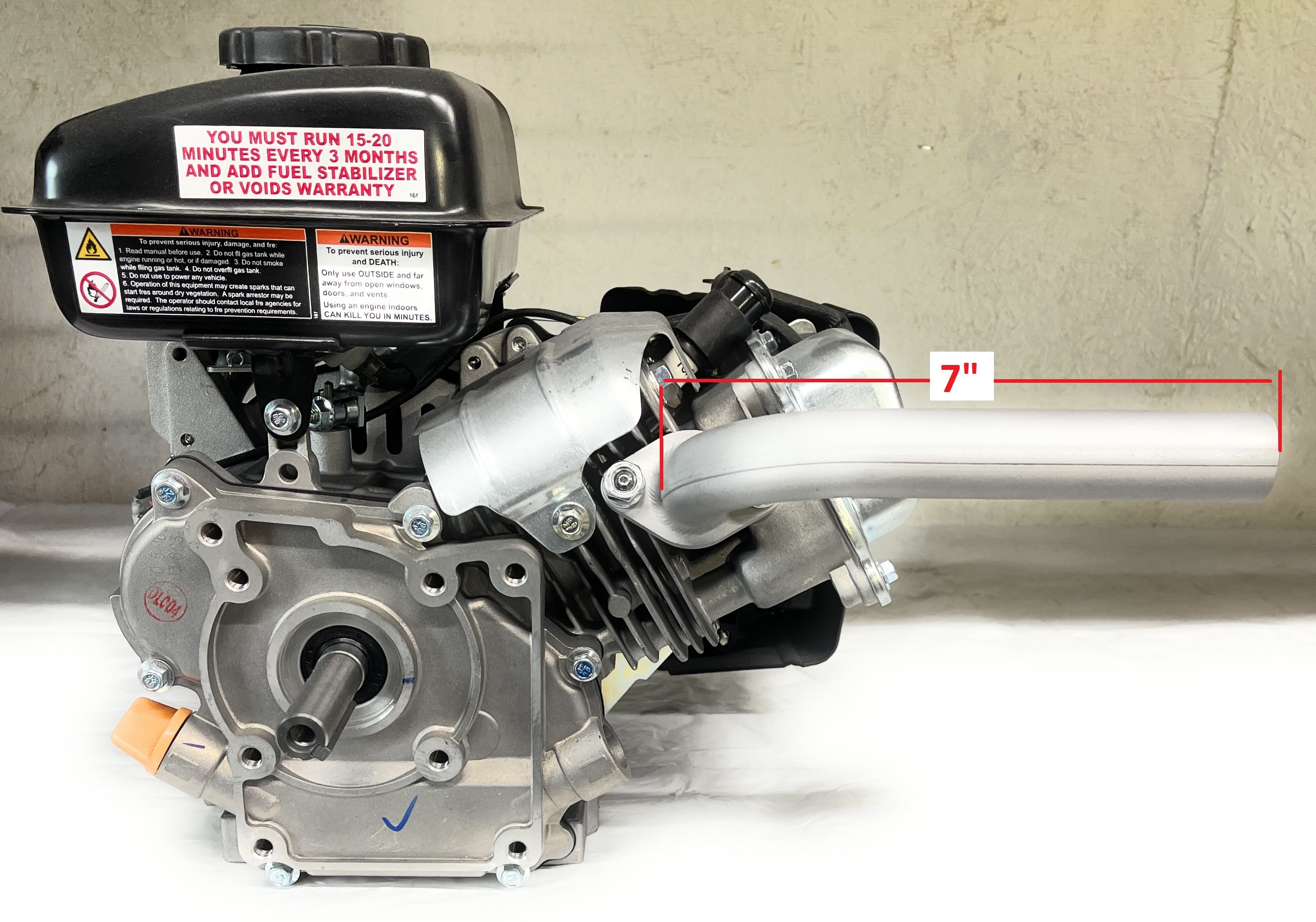 Buy Low Profile Exhaust, For Predator 79cc, Coleman 3hp, Go Kart & mini ...