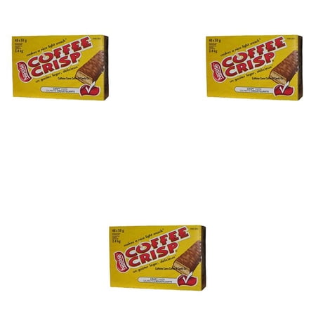 Nestle Coffee Candy Bars Crisp Chocolate, 48 Count, 50g (Pack of 3 ...