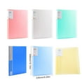 80 Pages File Folder A 4 Clear Papers Organizers Large Capacity Storage ...