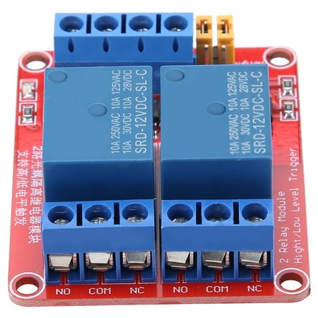 2 Channel Relay Module High And Low Level Trigger Relay Module High ...