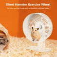 Hamster Exercise Wheel, Silent Hamster Wheel with Acrylic Stand, Space ...