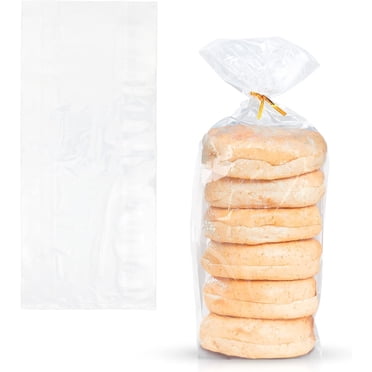 PUREVACY Poly Bakery Bread Bags 10 x 4 x 20. Pack of 1000 Jumbo Bread ...