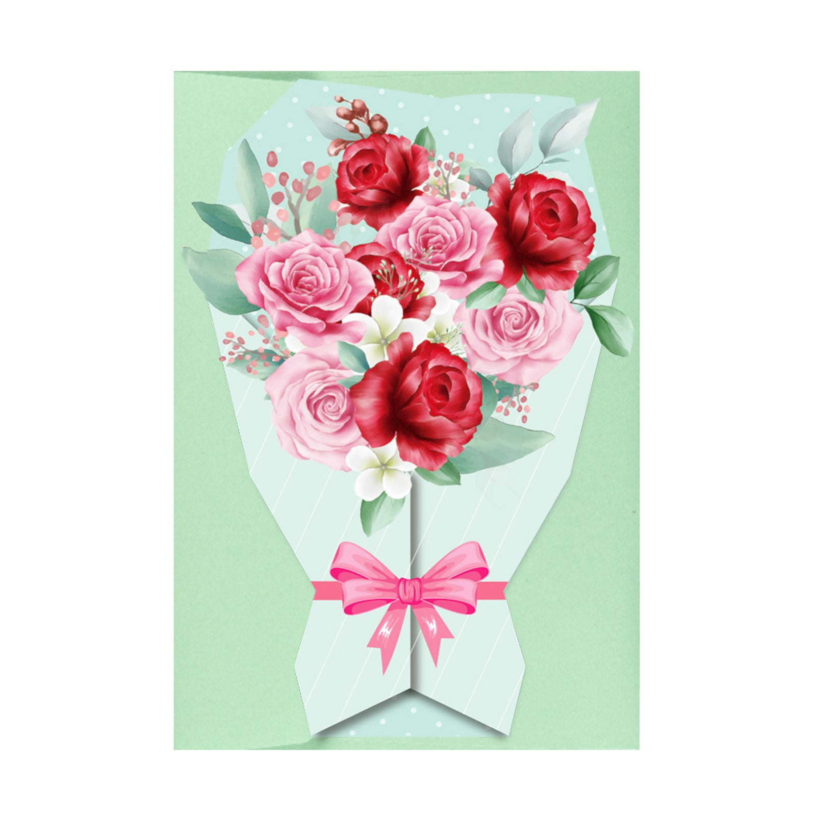 Click here for Zhefengff Bouquet Greeting Card For Birthday Decor... prices