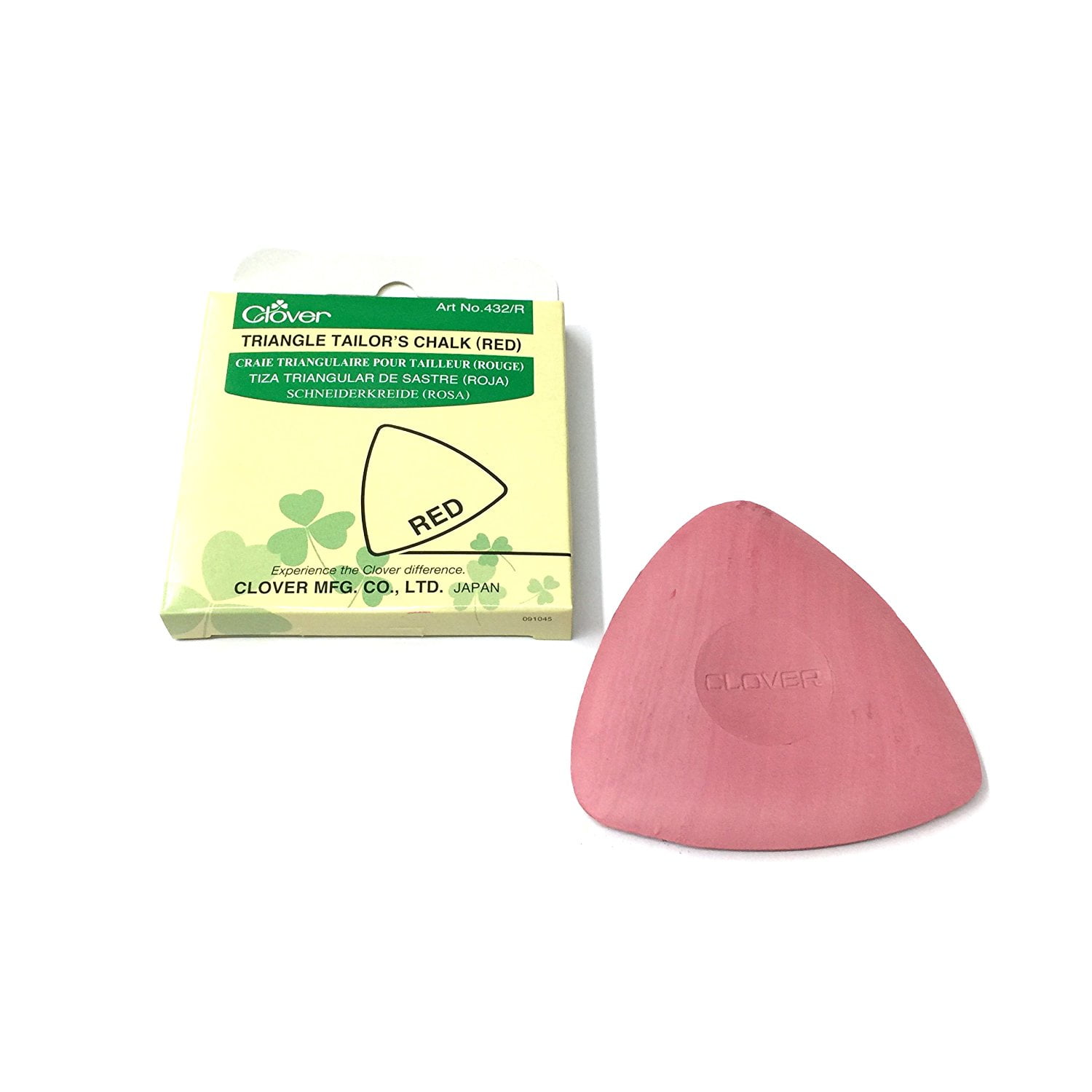Clover Triangle Tailor's Chalk Different Colors (Red) - Walmart.com