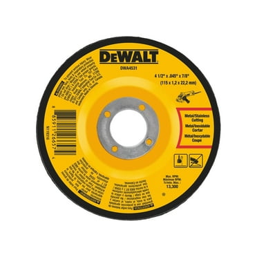 DeWALT DW4524 - HP 4-1/2" Type 27 Concrete/Masonry Grinding Wheel (1/4 ...