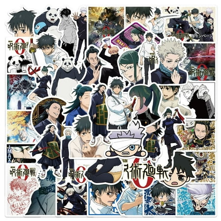 50Pcs Jujutsu Kaisen 0 Anime Stickers Okkotsu Yuta & Geto Suguru Decals ...