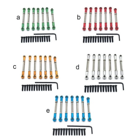 Pack of 7 Servo Link for Wltoys 104001 remote Adjustable Linkage Pull ...