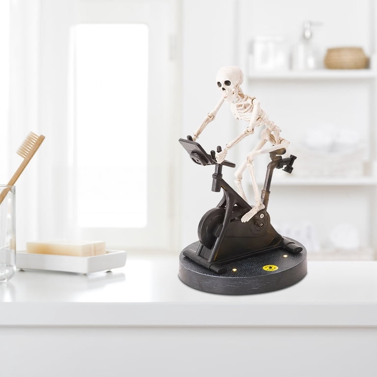 Animated Skeleton On Tricycle